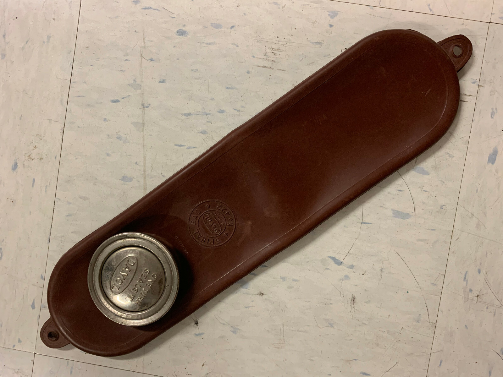 Vintage Davol No. 424 Red Rubber Throat & Spinal Ice Bag | eBay