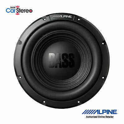 Alpine W12S4 12" Car Audio 750w Bassline Series 4 Ohms Subwoofer ...