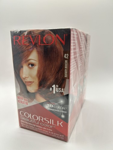 3 Pack Revlon Colorsilk Beautiful Color Permanent Hair, 42 Medium ...