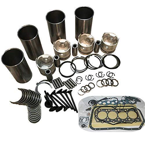4TNE106 4D106 Engine Rebuild Kit for Komatsu Backhoe WB150-2 WB150-2N ...