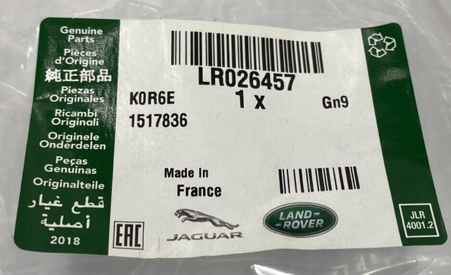 LR Range Rover Evoque L538 Rear Right Outer Door Seal LR026457 Genuine ...