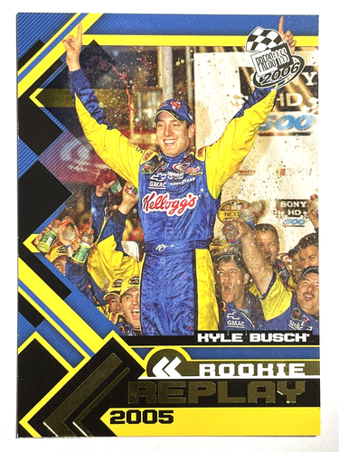 KYLE BUSCH 2006 Press Pass GOLD PARALLEL ROOKIE REPLAY NASCAR Racing ...