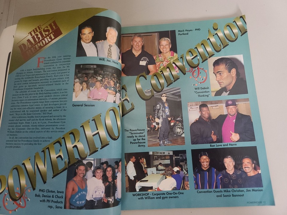RARE January 1994 Powerhouse Gym Magazine * Berry Demey & Michelle ...
