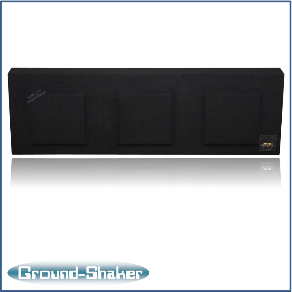 10" Triple Sealed Shallow Mount Sub Box Slim Speaker Box Subwoofer ...