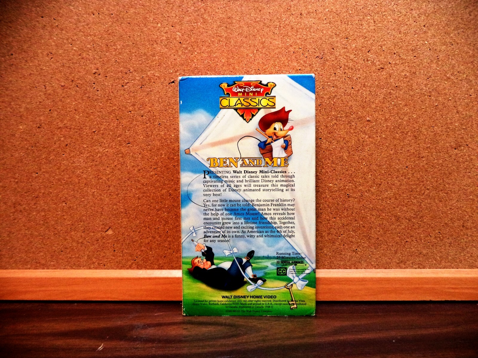 BEN AND ME (VHS 1991) Walt Disney Mini Classics, Grade level: 4-9 | eBay