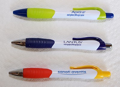 3 New plastic Pharmaceutical Drug Rep Pens Sanofi Lantus Apridra | eBay