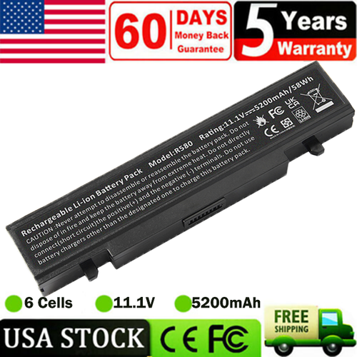 Battery for Samsung AA-PB9NC6B AA-PB9NS6B R430 R468 R480 R519 R522 R540 ...
