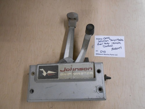 308047 OMC Johnson Ship Master side mount remote control dual lever D10 ...