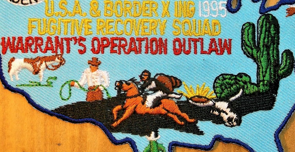 GEMSCO NOS Patch POLICE FUGITIVE AGENT RECOVERY SQUAD USA - Original ...