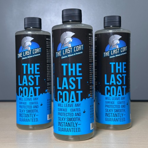 3 pack THE LAST COAT 16 oz Ceramic Coating Sio2 Detail Wax Hydrophobic ...