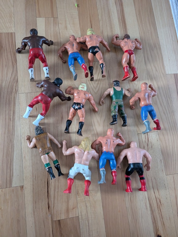 WWF LJN Lot of 12 Vintage Wrestling Figures Toys Wwe | eBay