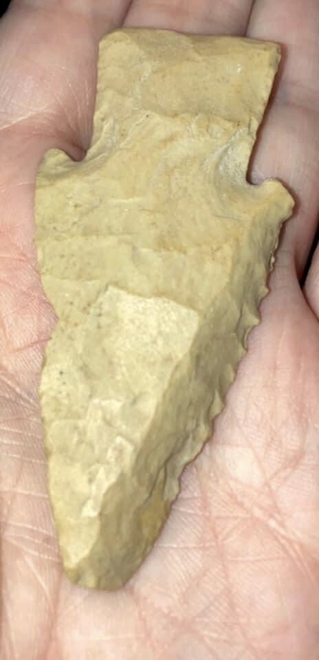 authentic arrowheads pre 1600 Awesome Beveled Serrated Hardin ...