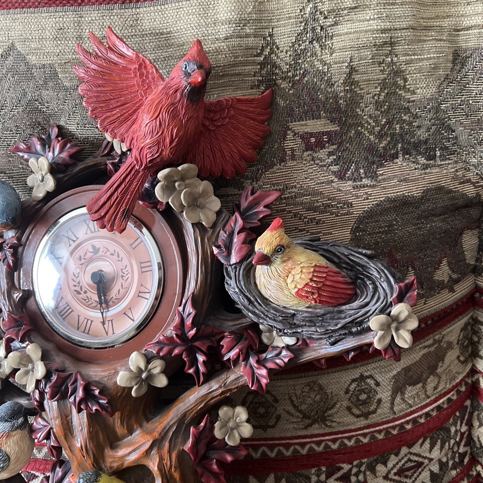 The Bradford Exchange Treetop Chorus Song Bird Wall Clock | eBay
