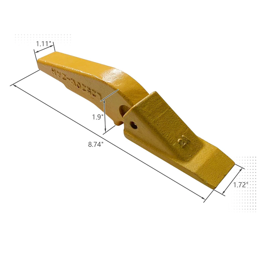 New Weld-on Flush Mount L2520N-2AH Bucket Shanks 2A Bucket Teeth with ...