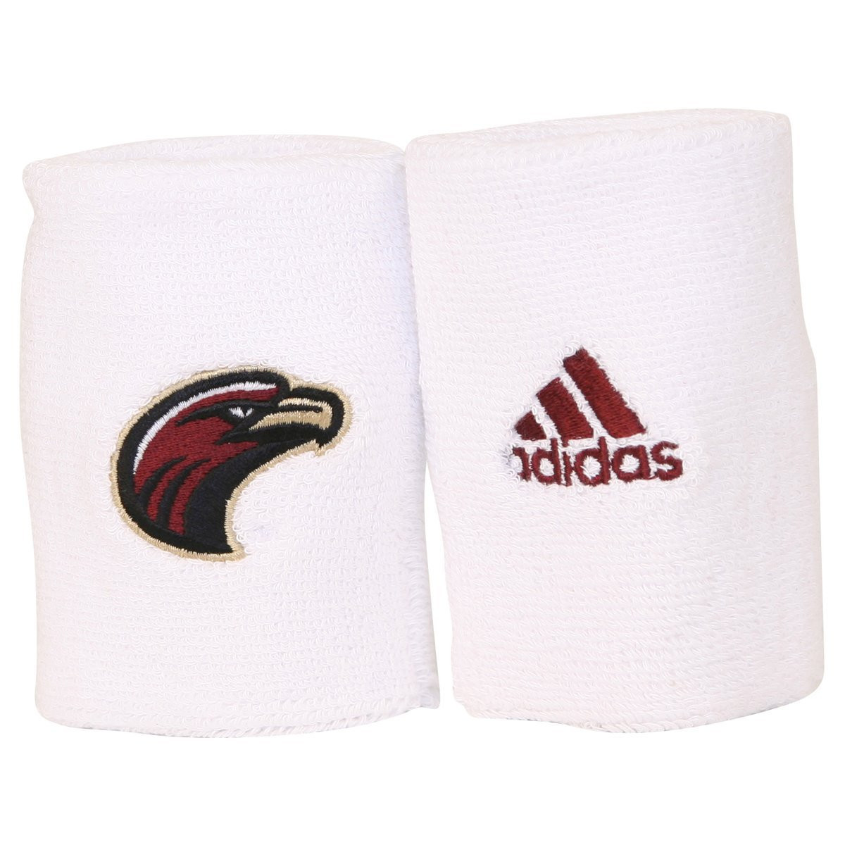 New! ADIDAS NCAA Lousiana Monroe ULM Warhawks White Wristbands Sweat ...