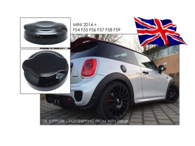 Mini Cooper 2014+ F54 F55 F56 F57 F58 F59 - Gloss Black Fuel Tank Cover ...