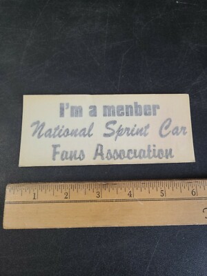 Vintage NOS 1970s-80s Speedway Decal Dirt Track Sprint Cars National ...