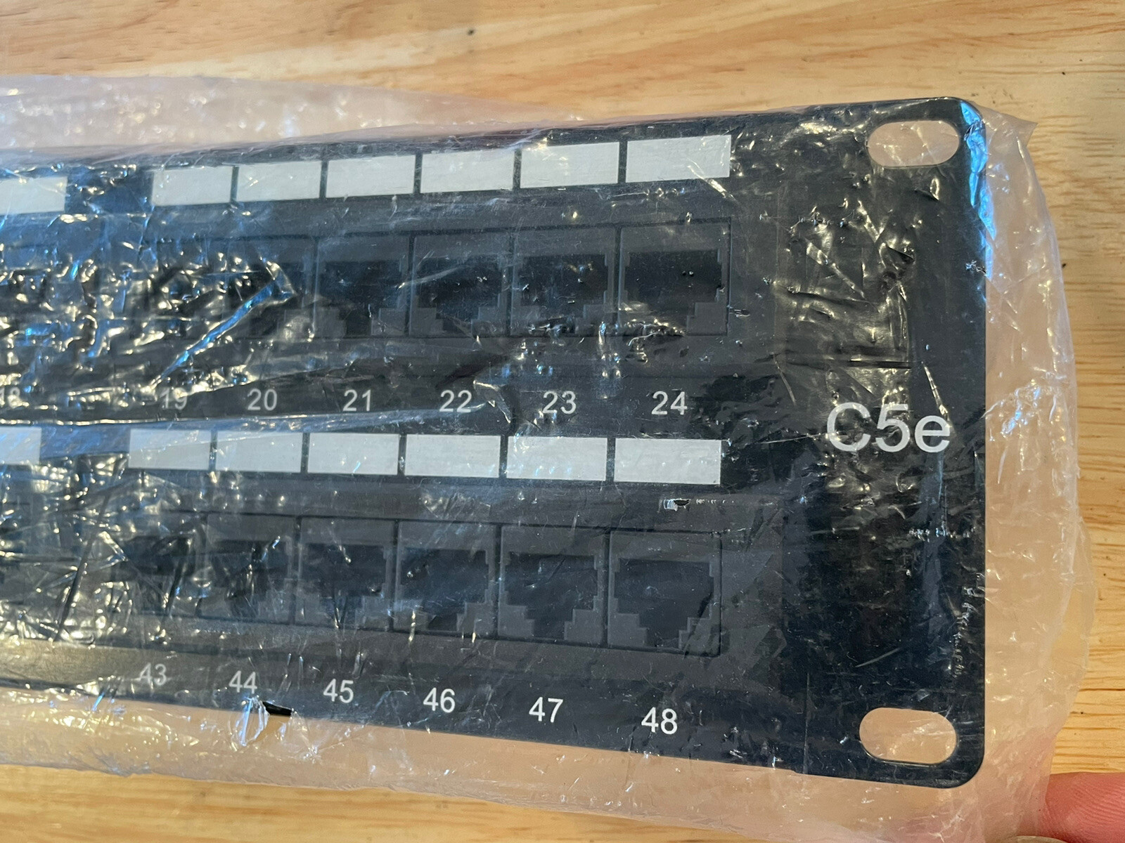 LOT OF 1 DIXON C5E P48T-K11 48-PORT RACK-MOUNT PATCH PANEL | eBay