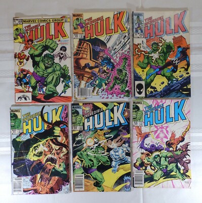 Incredible Hulk Lot 283 290 295 301 305 306 VG-FN 4.0-6.0 Free Priority ...