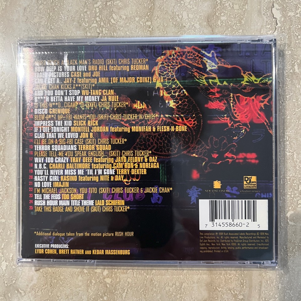 CD Def Jam's Rush Hour Soundtrack 1998 Def Jam Records (NEW) | eBay