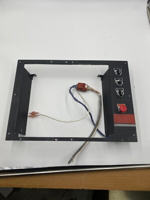 Bridgeport CNC V2XT Machine Monitor Panel Bezel and Switches Complete ...