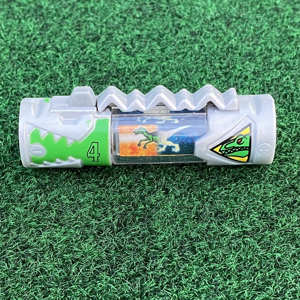 Power Rangers Dino Super Charge Charger #4 Velociraptor green energem ...