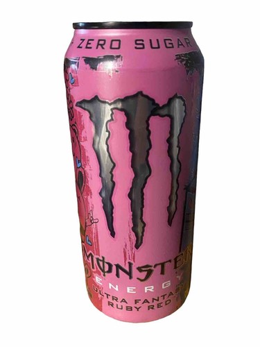 NEW MONSTER ENERGY ULTRA FANTASY RUBY RED ZERO SUGAR DRINK 1 FULL 16 ...
