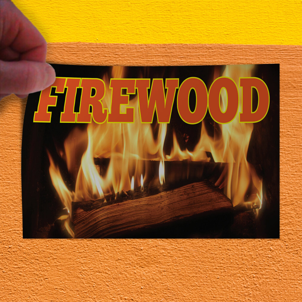 Decal Stickers Firewood Business C Vinyl Store Sign Label Business | eBay