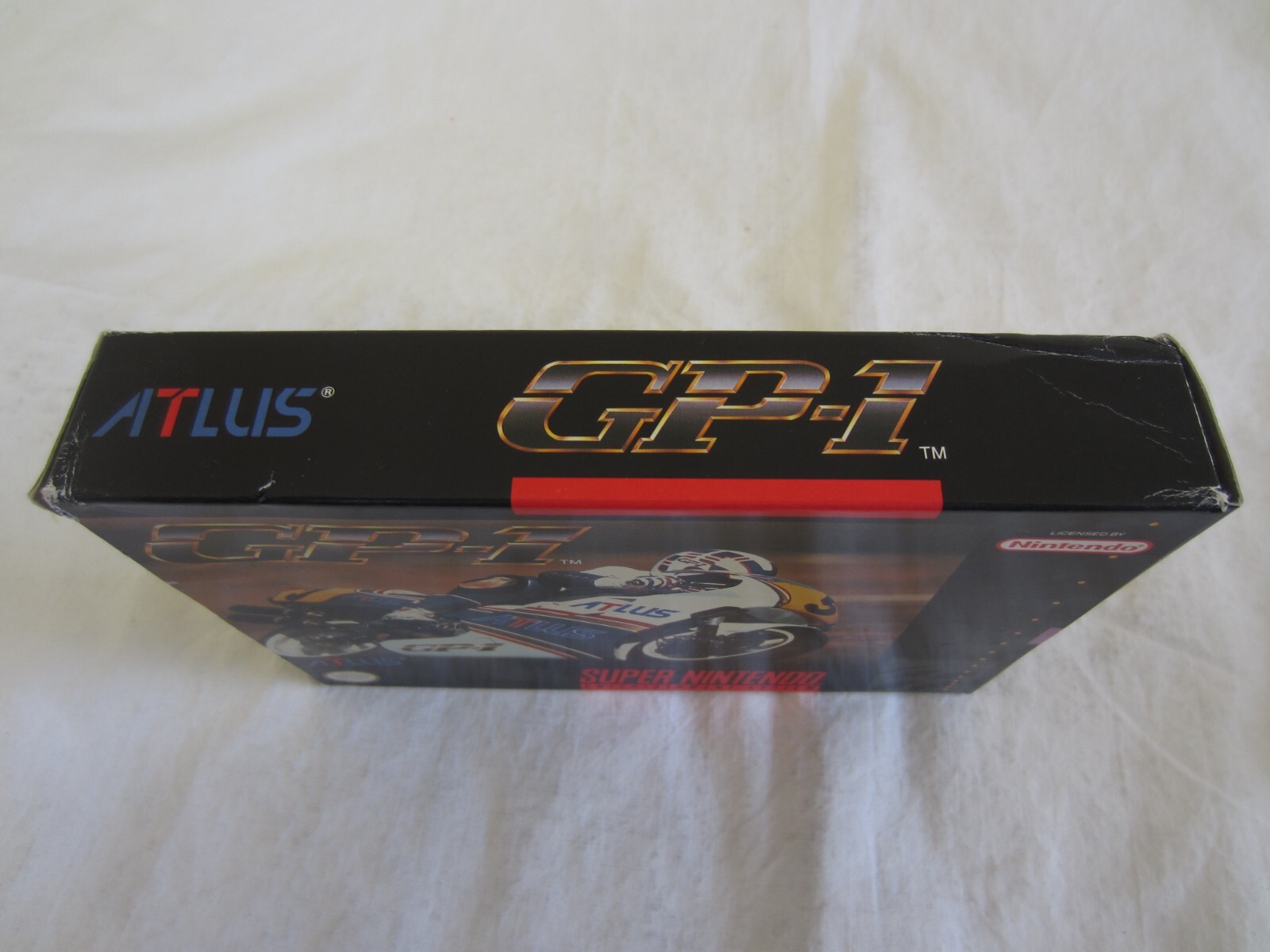 GP-1 (SNES) Super Nintendo CIB Complete + Poster 1993 GP1 Atlus RARE #2 ...