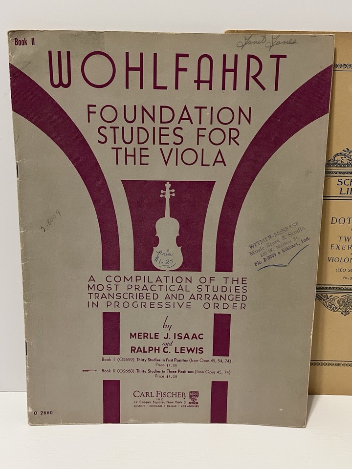 Lot Of 6 Violin & Viola Music Books Sheet Music | eBay