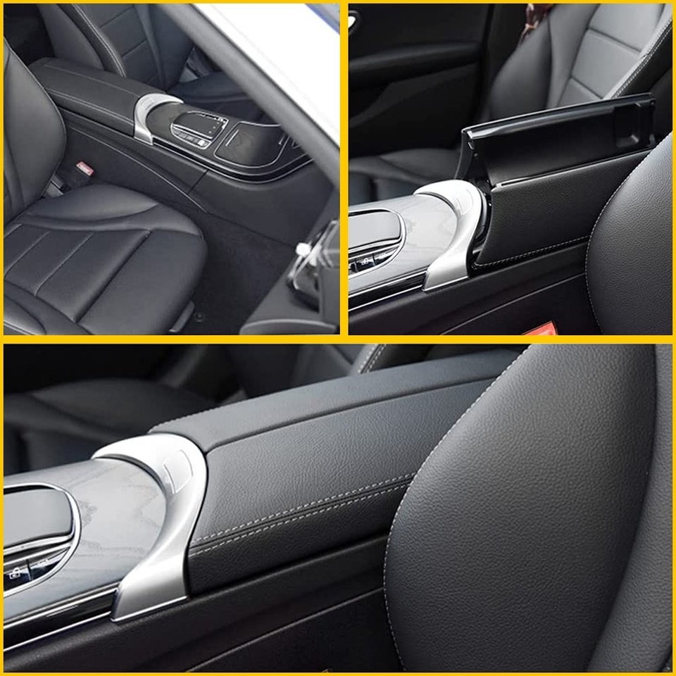 Center Console Armrest Box Button Release Trim Cover Fit For Benz W205 ...