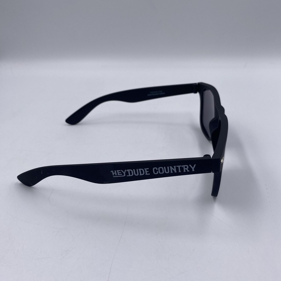 Hey Dude Country Sunglasses Mens One Size Black Plastic Style Promo | eBay