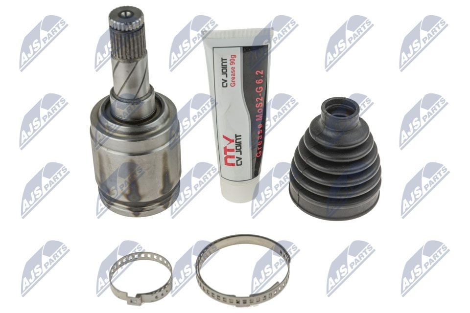 DRIVESHAFT CV JOINT KIT PAIR TRANSMISSION SIDED REAR NPW-VV-007 NTY ...