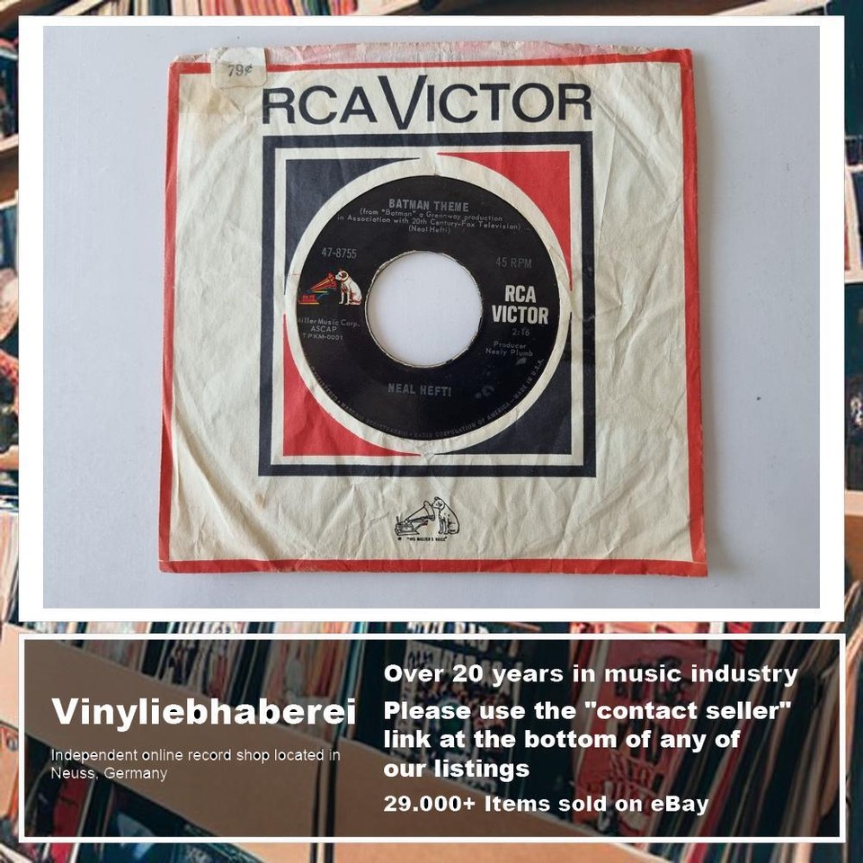 Neal Hefti - Batman Theme / Batman Chase 7'' Vinyl US | eBay