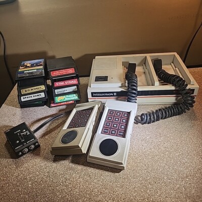 Mattel Intellivision 2 II Console Bundle With Games + Controllers ...
