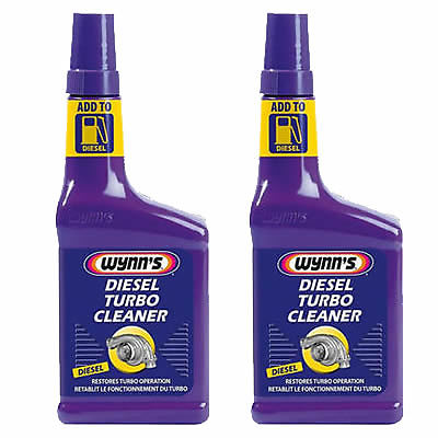 2 x Wynns Diesel Turbo Cleaner Additive System Cleaner Car Van ...