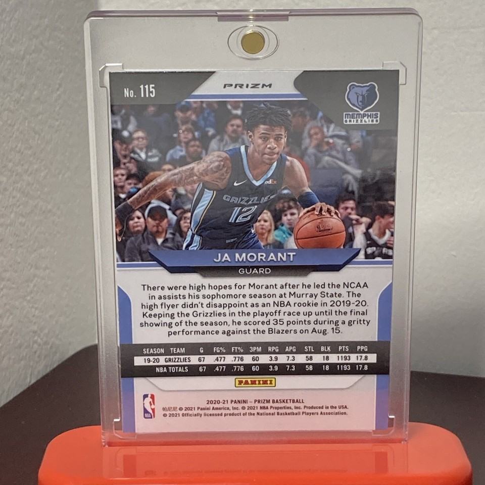 2020-21 Panini Prizm Silver Ja Morant Prizm *GRIZZLIES* | eBay