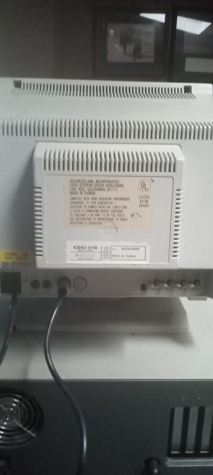 IBM 5170 Personal Computer Color Graphies Display Monitor & Keyboard | eBay