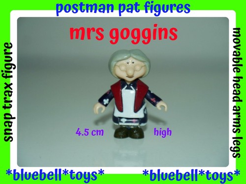 Postman Pat Figures MRS GOGGINS Snap Trax Figure with Movable Parts 4,5 ...