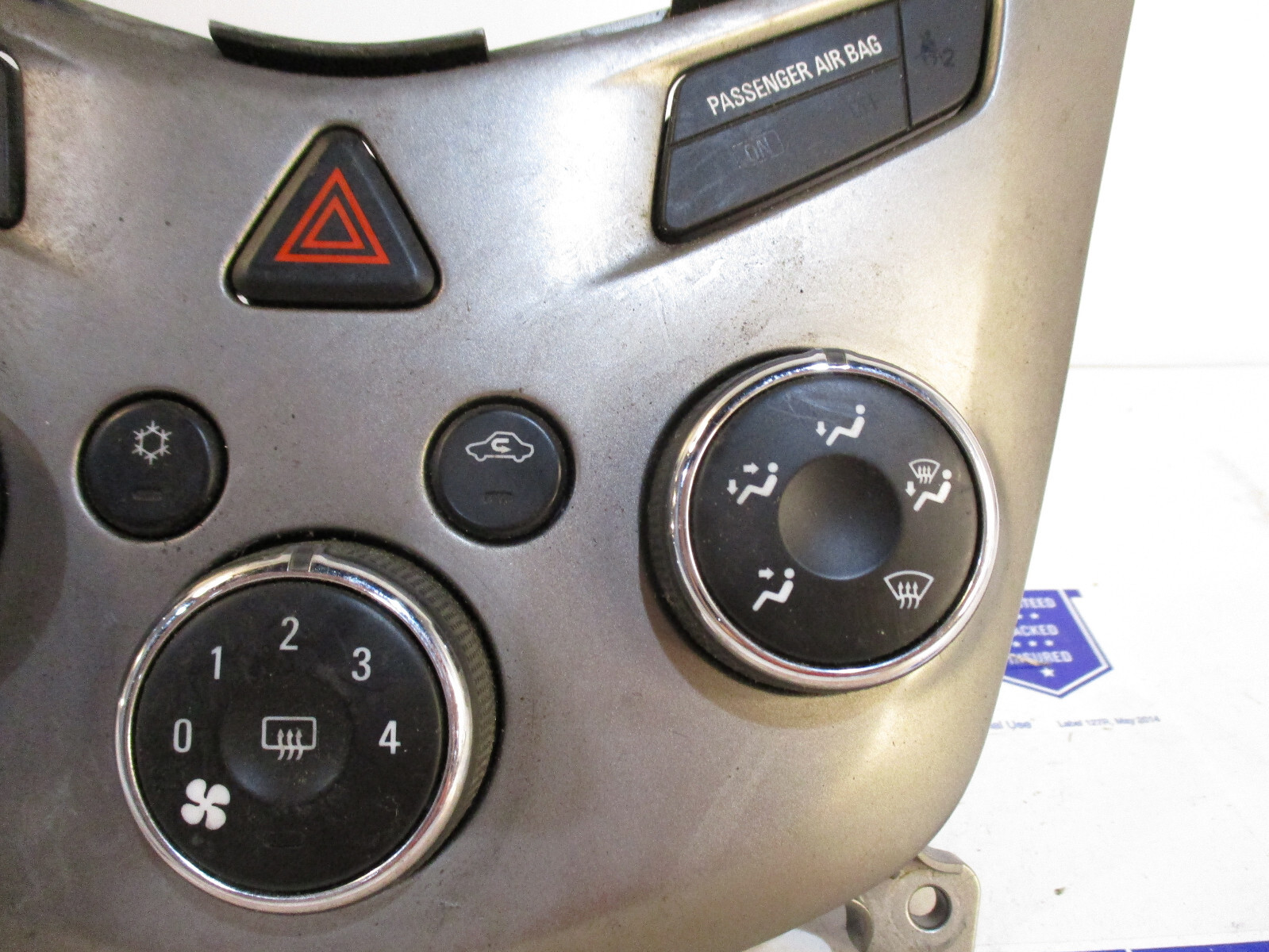 2013 SONIC TEMPERATURE A/C HEAT AIR CLIMATE CONTROL SWITCH DEFROSTER ...