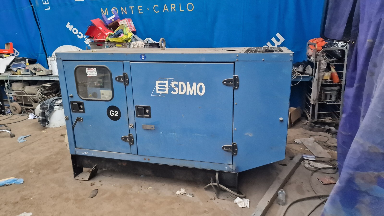 SDMO 44KVA Silent Generator 3 Phase Industrial Distribution Board Available | eBay UK