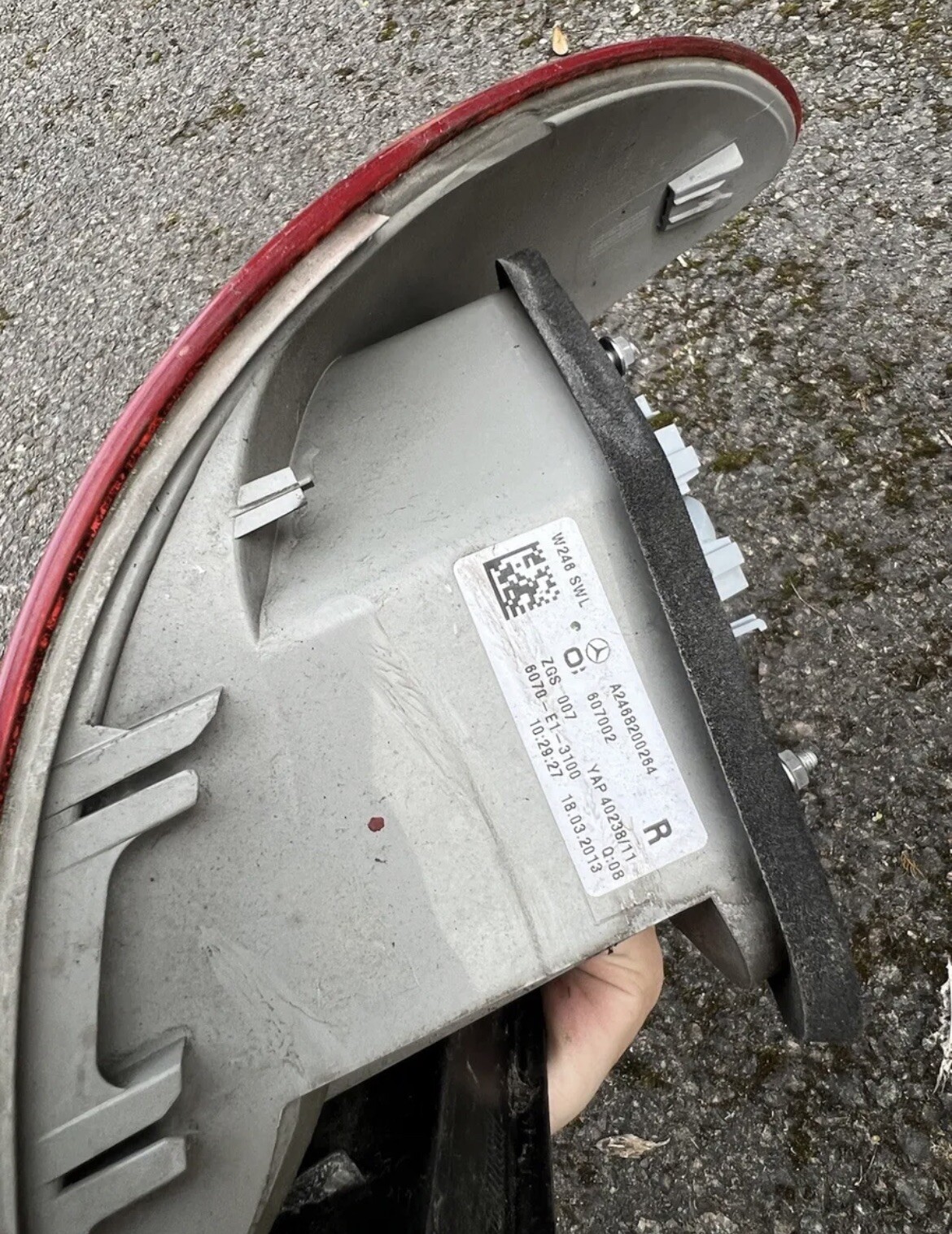 Taillight Right Mercedes Class B W246 A2468200264 | eBay UK