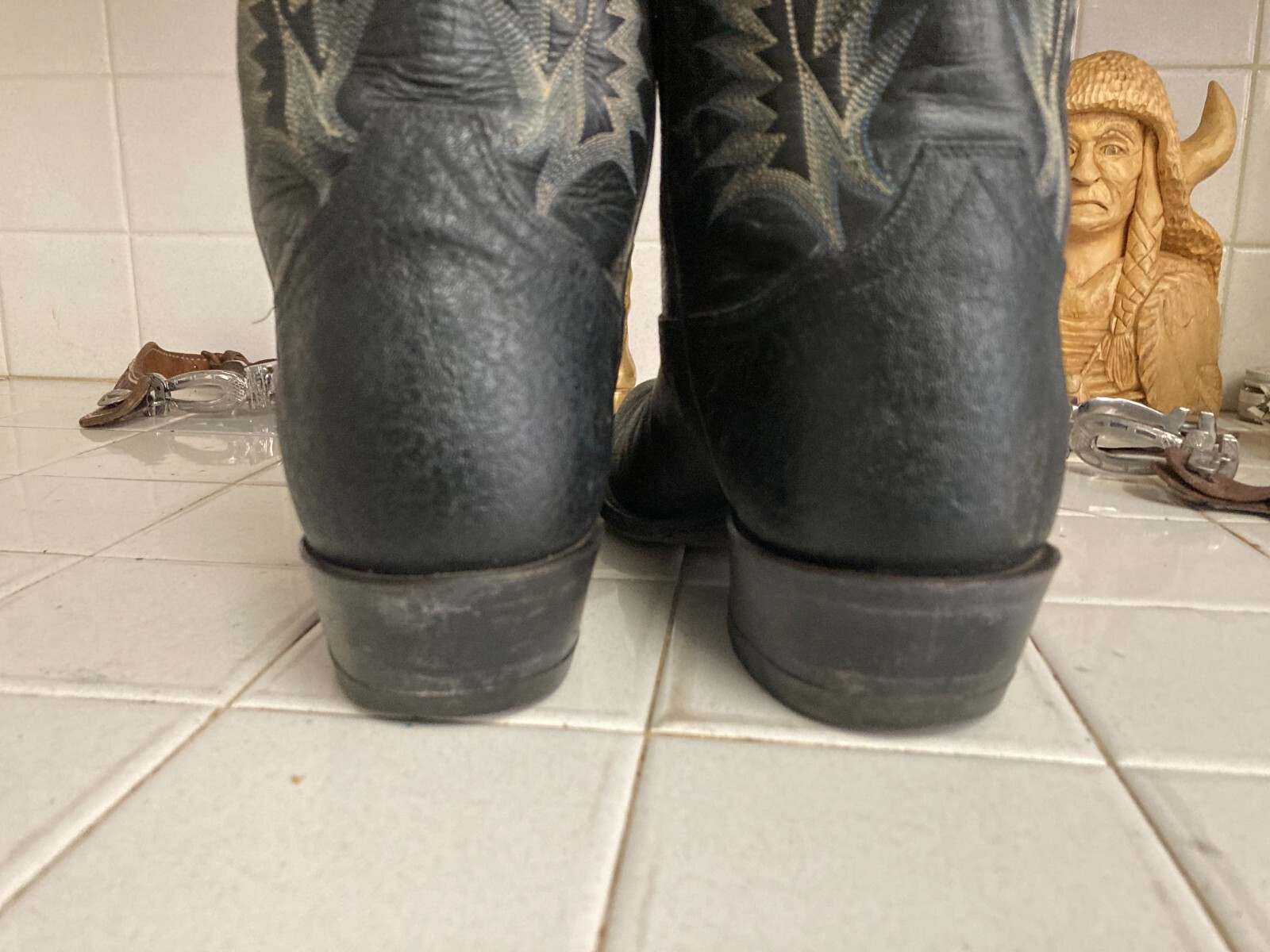 VINTAGE USA TONY LAMA WESTERN ROCKABILLY COWBOY ENGINEER BOOTS 11 D | eBay