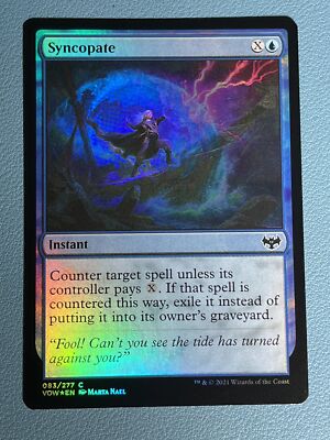 MTG Syncopate Foil Innistrad VOW NM | eBay