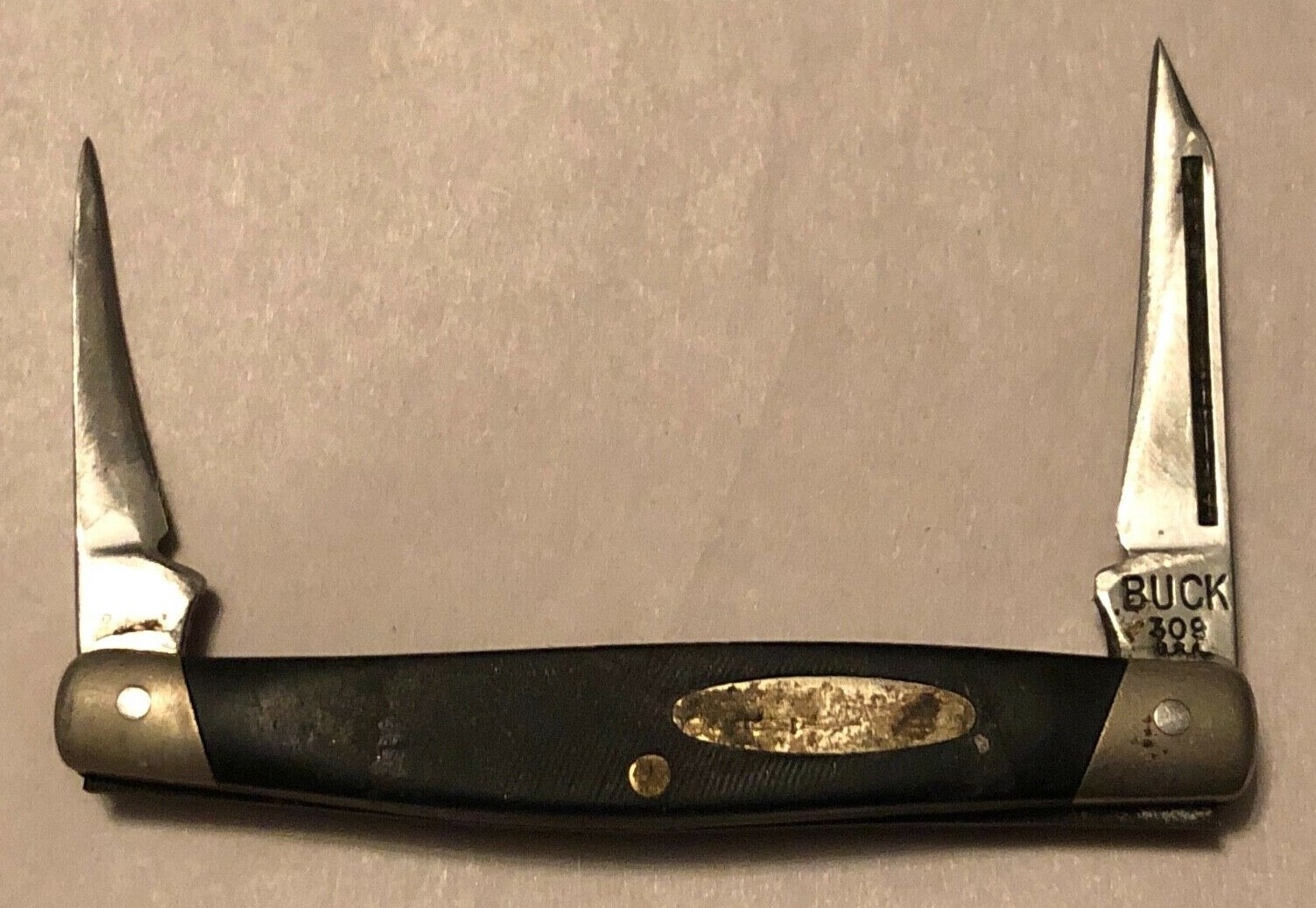 Vintage Buck 309 2 Blade Folding USA Made Pocketknife | eBay