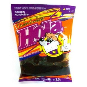 3x pack Hola Sweet & sour Flavored Salted plum(Saladito Agridulce Net ...