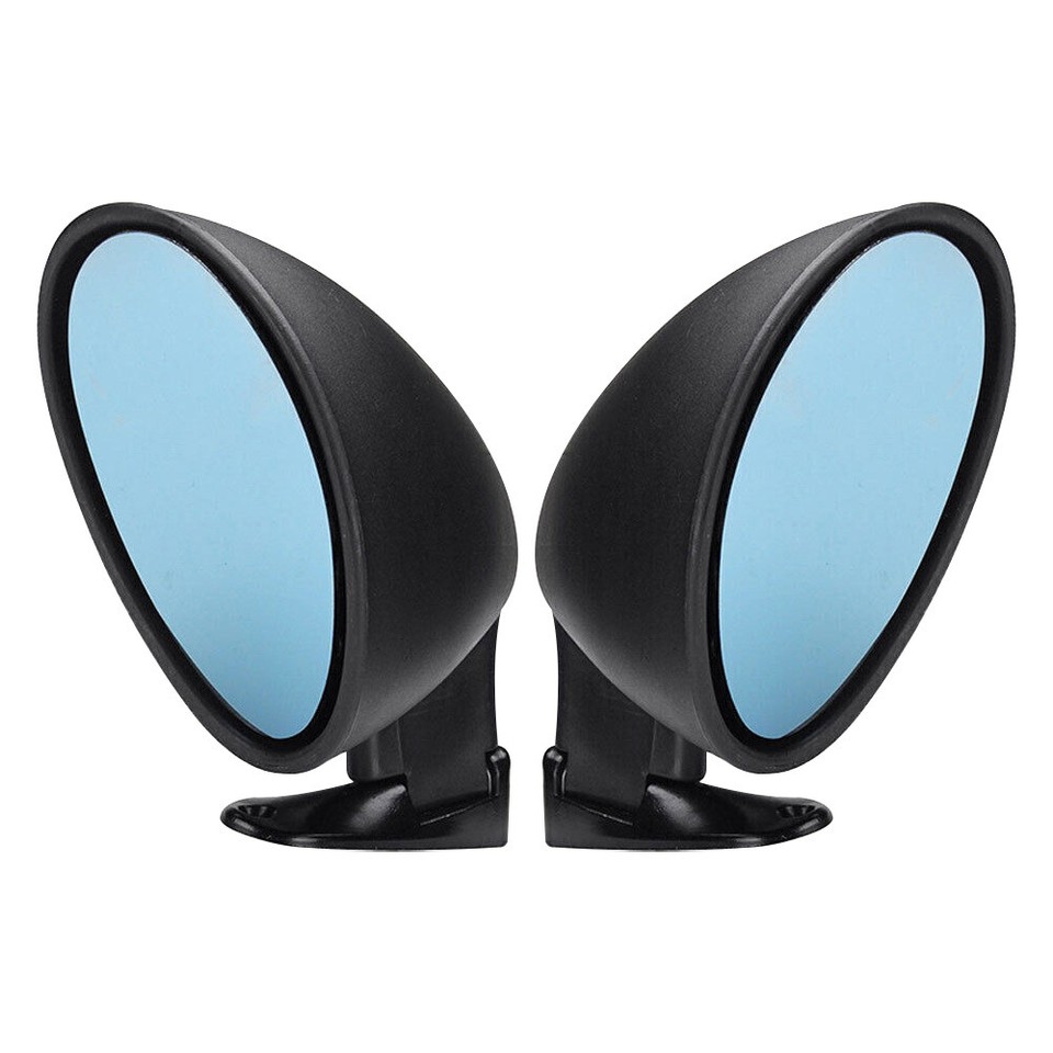 California Classic Universal Black Side Mirrors PAIR Hot Rod Rat Rod ...