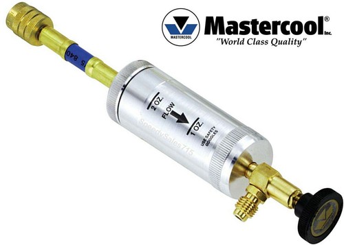 Mastercool 82375 R134A Oil Injector Silver Metal Can 2oz New Free ...