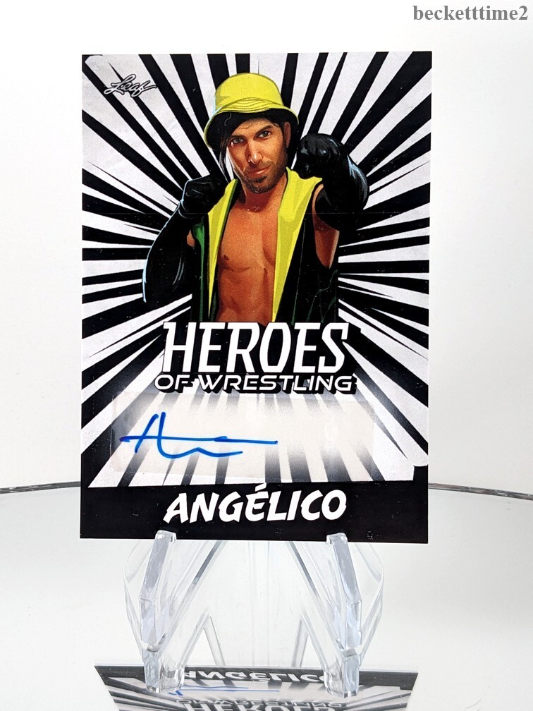 2023 Leaf Wrestling Heroes Auto ANGELICO Autograph AEW WWE | eBay