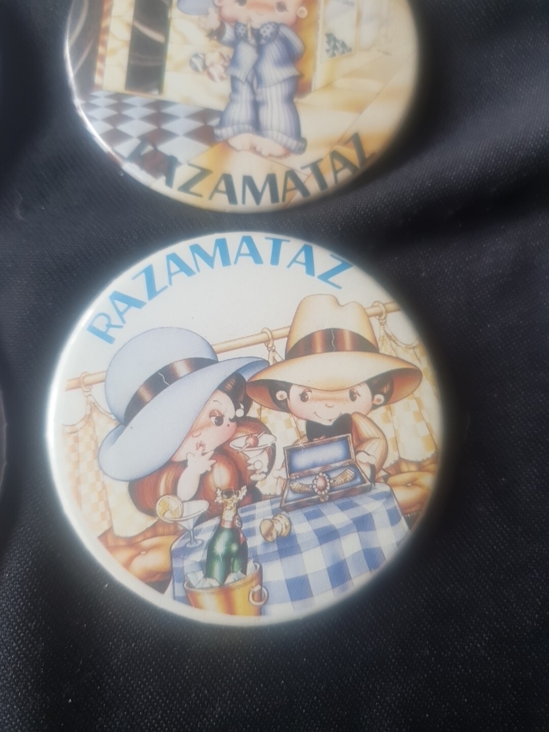 Razamataz Vintage badge X 4 Very Rare Design x 4 | eBay UK